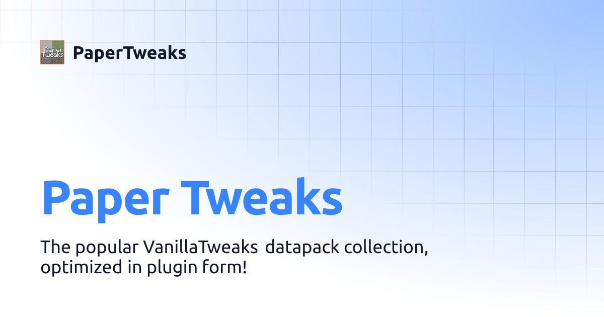 Paper Tweaks | PaperTweaks